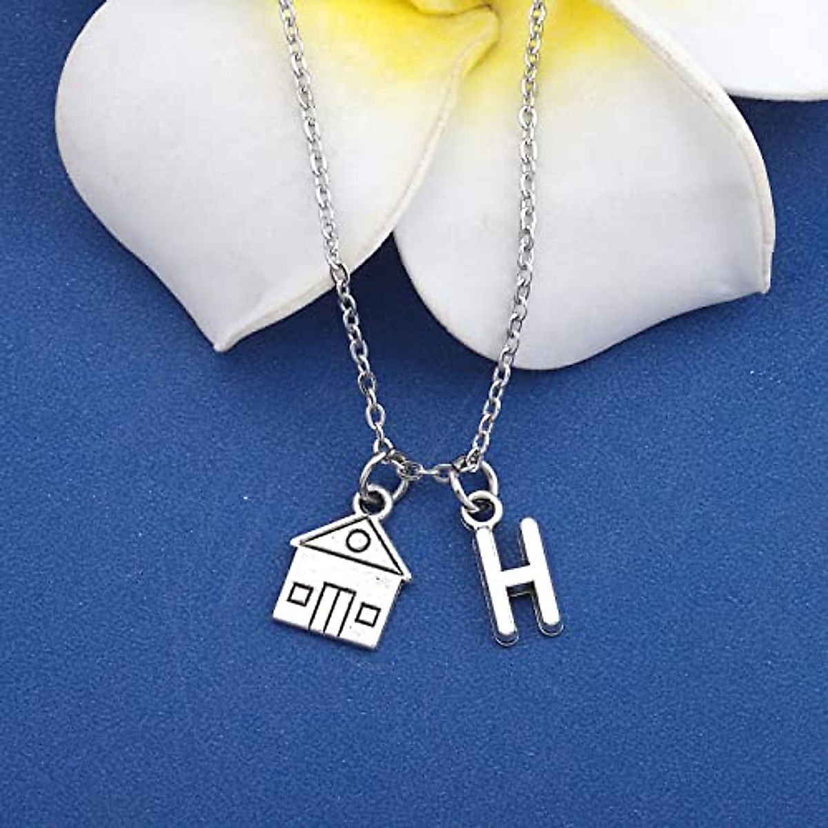 KEYCHIN Singer Album Inspired Necklace Music Album Fans Gifts H & House Charm Jewelry For Singer Fans (H & House NK)
