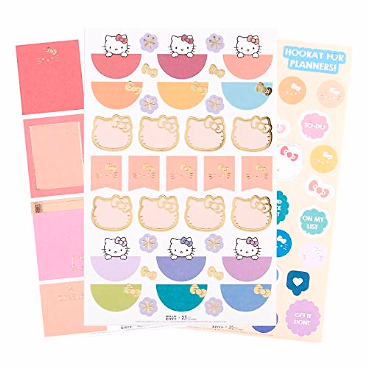 Hello Kitty x Erin Condren Designer Sticker Pack - 3 Pack, 95 Stickers Total, Fun and Cute Stickers for Customizing Planners, Notebooks, Calendars and More