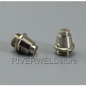 RIVERWELD Plasma Electrode Tip Nozzle Shroud Ceramic Cup Fit Miller APT3000 And OTC M3000 Plasma Cutter 22pcs