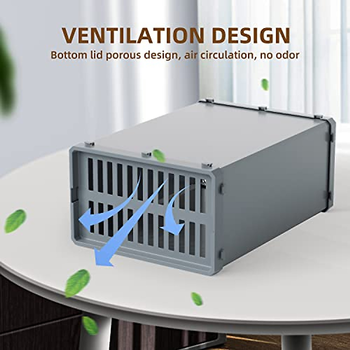 JONYJ 12 Pack Shoe Organizer, Clear Plastic Stackable Shoe Storage, Multifunctional Shoe Box