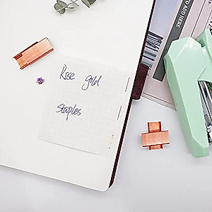 Dreamty Rose Gold Staples Creative 24/6 Standard Stapler Refill 4 Boxes 4000 Count Office Supplies