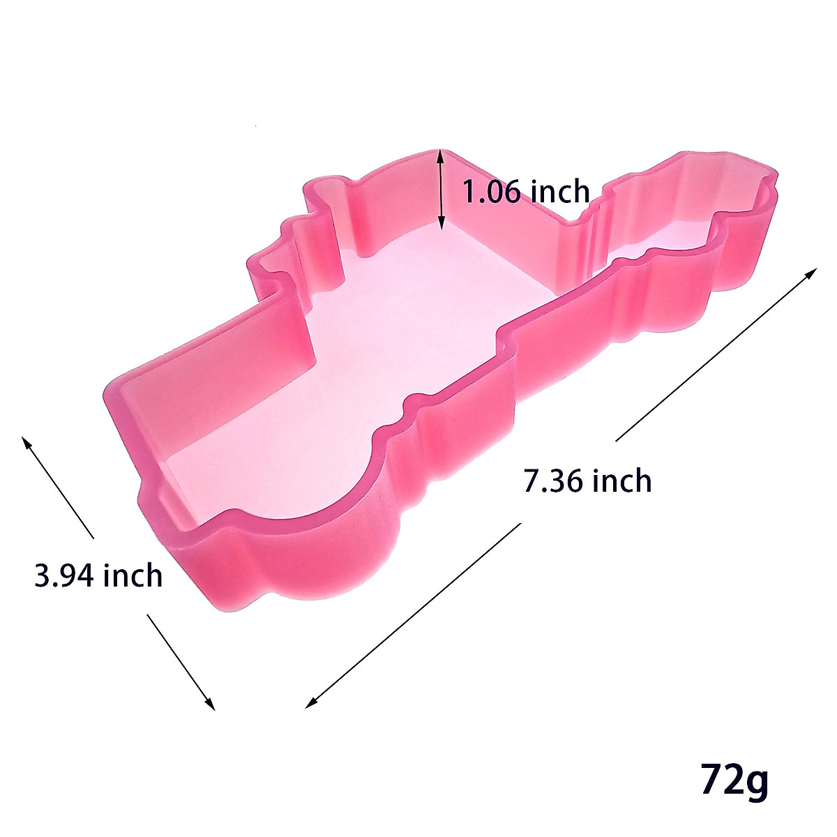 (300 Design Optional) MUBYOK M346 Truck Silicone Freshie Mold for Baking Aroma Beads Car Freshie Supplies