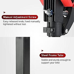 ATPEAM Wall Mounted Bike Repair Stand Foldable Heavy Duty Bicycle Maintenance Rack Workstand Bike Clamp Repair Stand Bike Workstand Hanger Bicycle Maintenance Stand for Variety of Bikes