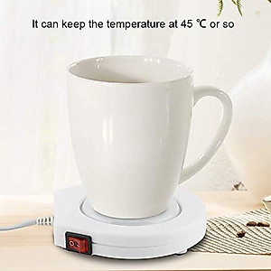 Mug Warmer Electric Cup Beverage Warmer Plate - Haofy Smart Coffee Warmer for Home Office Home Desk Use, Insulation Cup Heater Pad with Warmer Temperature 113℉/ 45℃