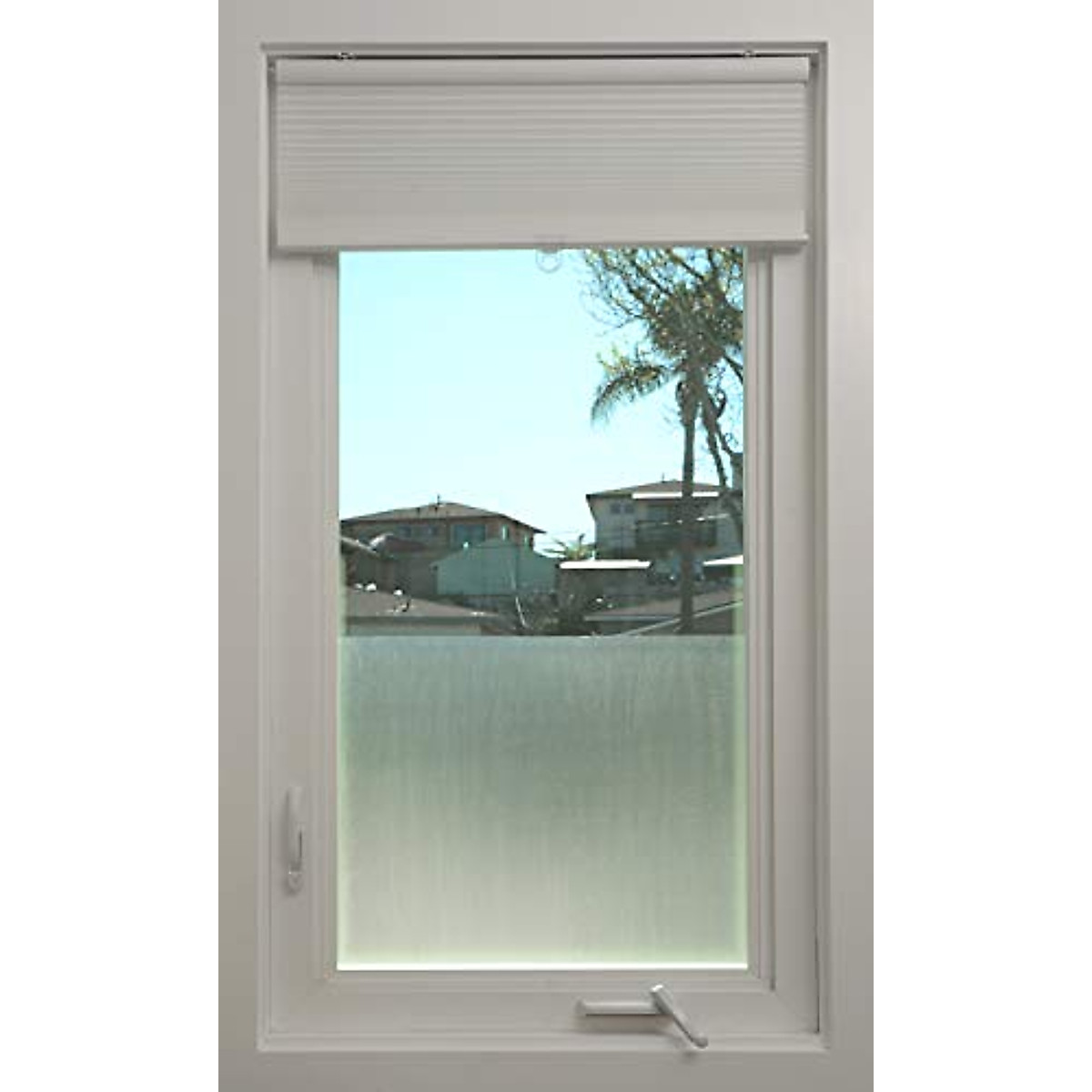 Con-Tact Brand Creative Covering Self-Adhesive Semi-Transparent Privacy Film Protective Vinyl and Shelf Liner, 18" x 20', Clear Matte Acid Free