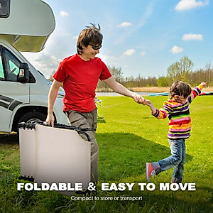 NUU GARDEN Folding Oxford Chaise Lounge Chair, Patio Tanning Chair with Face Hole Adjustable 5-Position Folding Chaise Lounge Chairs, Reclining Lounge Chair with Pillow for Beach, Patio, Pool, Khaki