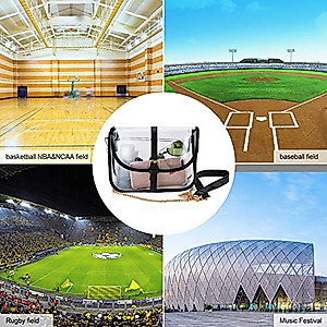 MOETYANG Clear Purse Crossbody for Women Shoulder Bags Stadium Approved See Through