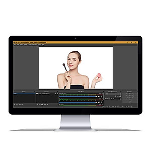 P Panoraxy Wireless Lavalier Microphone with USB USB Video Capture Card to Set Up Livestream Console，Smartphones, Record Interview, Vlogs