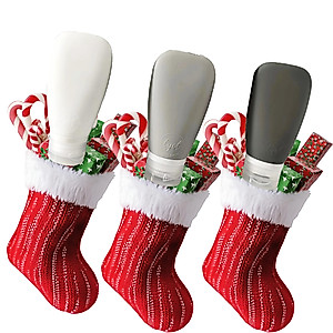 LYOB Travel Bottles for Toiletries, TSA Approved 3oz Leak Proof Silicone Refillable Squeeze Travel Size Containers BPA Free for Cleansers, Lotions, Shampoo 3-pk (Black-Gray-White)