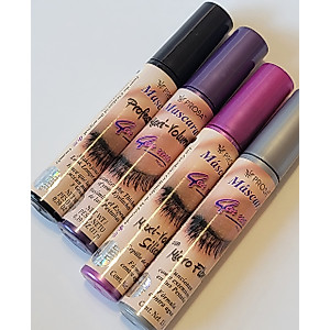 DEALPLUSDEAL Mascara and Eyeliner Set - 5 Mascaras, 1 Eyeliner - Extra Volume, Curl, Length for Full Lashes - Intense Black Eye Makeup, 6 Pieces