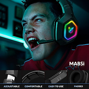 Gamer Headset K10 | Sonido Surround | Blocks External Noise | Includes microfone | Compatible with PS5, PS4, Xbox One, Nintendo Switch, PC, I pad, Celulares