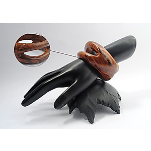 Pure Hands Charming Tropicalia - Looking for a Statement piece of jewelry, try these Charming, Chunky, Natural-Wooden-Bangle-Bracelets