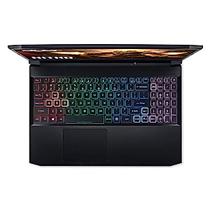 Acer Nitro 5 AN515-45-R21A Gaming Laptop, AMD Ryzen 5 5600H Hexa-Core Processor | NVIDIA GeForce RTX 3060 GPU | 15.6" FHD 144Hz IPS Display | 16GB DDR4 | 512GB NVMe SSD | WiFi 6 | RGB Keyboard