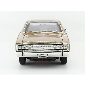 Road Signature 92638brnz 1-18 Scale 1966 Dodge Charger Bronze Metallic Diecast Model Car