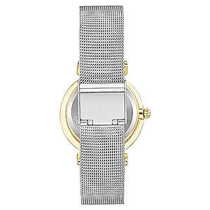 Anne Klein Women's Glitter Accented Mesh Bracelet Watch