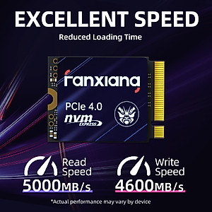 fanxiang S700 M.2 2230 1TB NVMe SSD PCIe 4.0 Internal Solid State Drive, Up to 5000MB/s, Compatible with Steam Deck and Surface Pro