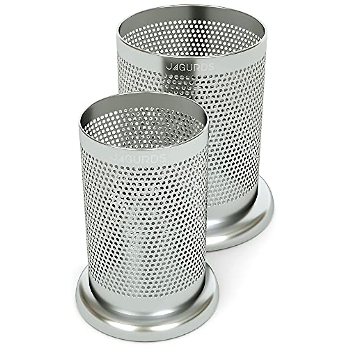 Stainless Steel Kitchen Utensil Holder for Kitchen Counter - Small Spoon Holder Utensil Crock and Large Cooking Utensil Holder Utensil Caddy - Kitchen Utensil Organizer Spatula Holder for Countertop