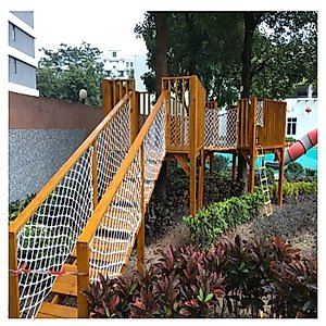 MAGFYLY Banister Guard net Garden Fence, Stair railings Child Safety net, Cargo net Isolation, Interior Network, Container Safety Barrier nets, Football nets, Hammock (Size : 19m(329ft))