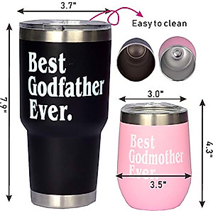 MEANT2TOBE Godmother Gifts from Godchild, God Mom Gifts, Godmother Gift, for Godmother, Godmother Proposal Gifts, God Parents Presents Proposal, Baptism Gifts for Godparents