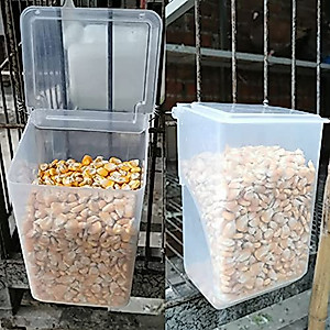 Automatic Pigeon Bird Feeder -Parrot Feeder Cage Accessories Supplies for Parakeet Canary Cockatiel Finch
