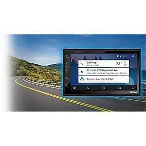 Clarion FX450 Car Stereo Car-Truck-SUV Radio 2 DIN Touch Screen, Apple Car Play and Android Auto, Bluetooth, 50 WTS x 4, AM-FM, Rear View Camera Input