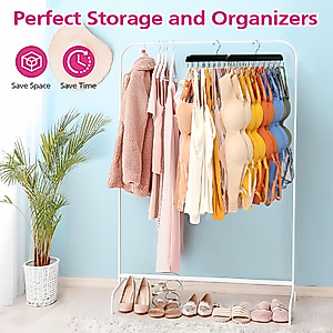Bra Organizer for Closet, Tank Top Hanger, Bra Hanger 20 Hooks Capacity, Foldable Bra Hangers for Closet Organizer and Storage, Multi Tank Top Hangers Space Saving for Bra (1)