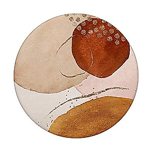 Boho Abstract Pattern Bohemian Simple Burn Orange Red PopSockets PopGrip: Swappable Grip for Phones & Tablets