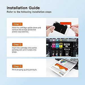 E-Z Ink (TM Compatible Ink Cartridge Replacement for HP 920XL 920 for use with Officejet 6500 6500A 6000 7000 7500 7500A E709 Printer Tray (2 Black, 1 Cyan, 1 Magenta, 1 Yellow, 5 Pack)