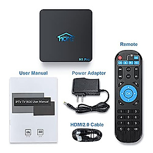 DREAMOSA IPTV Box 4K Videos Movies TV Series Cartoon Adult from Brasil India Arab Europe 2GB RAM 16GB ROM Black 10x10x1cm Home 0