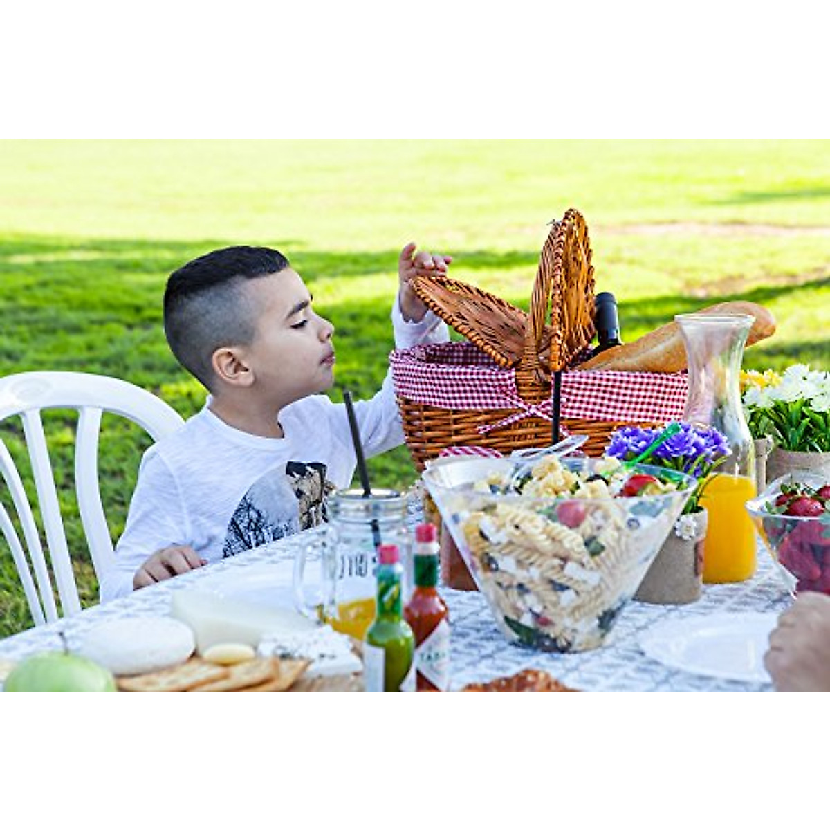 TopTableCloth Fitted Plastic Tablecloth vinyl Silver Patterned 34 x 34 in Christmas Square Card Table Cloth Elastic Corner for Folding Table Cover Picnic Birthday Camping Garden Banquet outdoor indoor