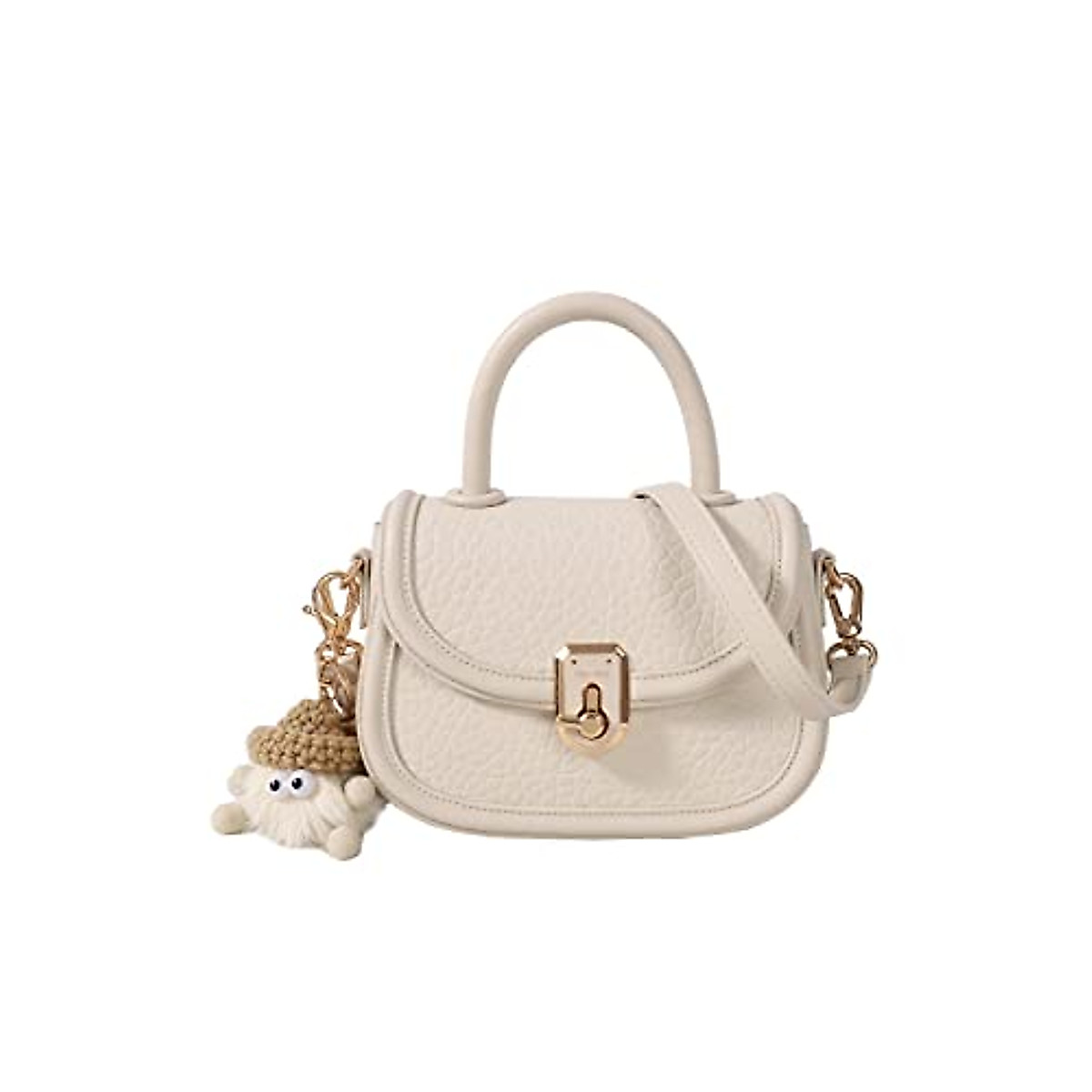 ZOOPIE Small Crossbody Bags for Women Designer Satchel handbag Fashion Clutch Purse 3 in 1 Bag with Coin Purse (Brown)