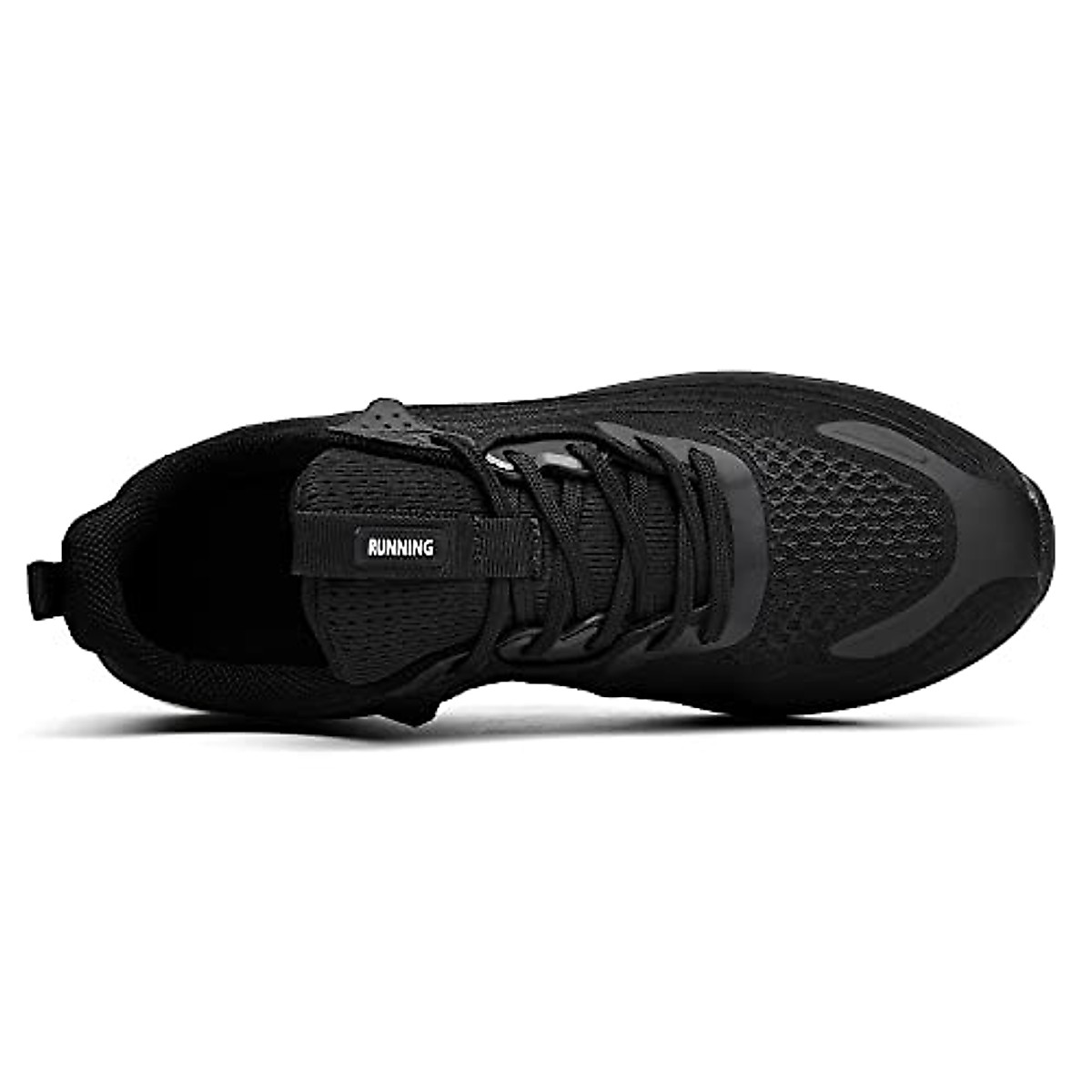 IIV Mens Air Running Shoes Casual Tennis Athletic Gym Lightweight Fashion Sneakers AllBlack US 10