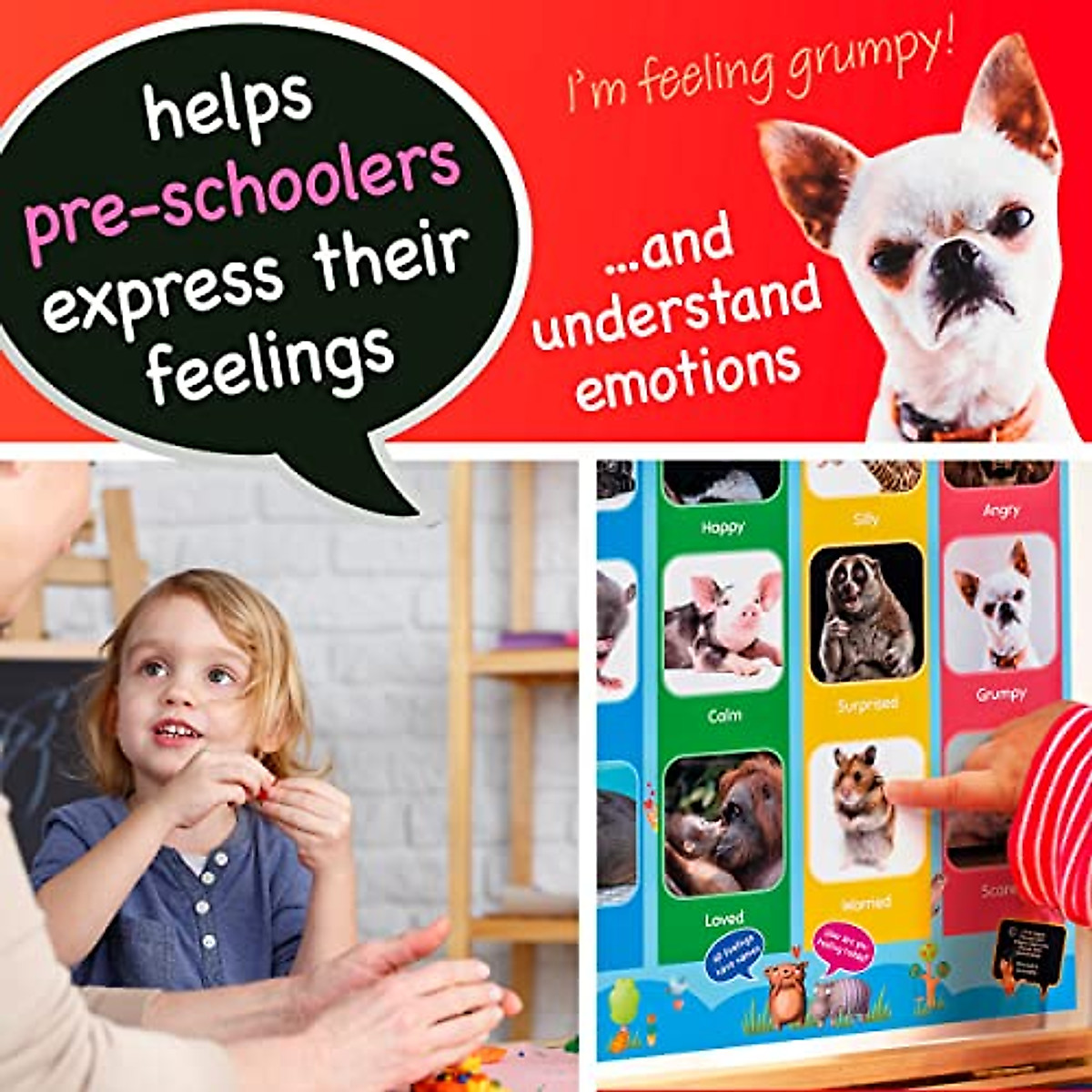 Dealing in Feeling Chart -Autism Learning Materials That can be Used with The Zones or as a Kids Poster for Emotional Regulation-Feelings Check-in Emotions Poster