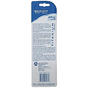 Westcott Titanium Bonded Hobby Knife with Cushion Grip Handle and #11 Blade