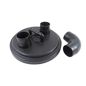 Taytools 114970 2-1/2 Inch Dust Collection Cyclone Separator Lid for 5 Gallon Pails Buckets Trash Cans