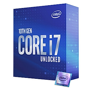 Intel Core i7-10700K Desktop Processor 8 Cores up to 5.1 GHz Unlocked LGA1200 (Intel 400 Series Chipset) 125W (BX8070110700K) (Renewed)