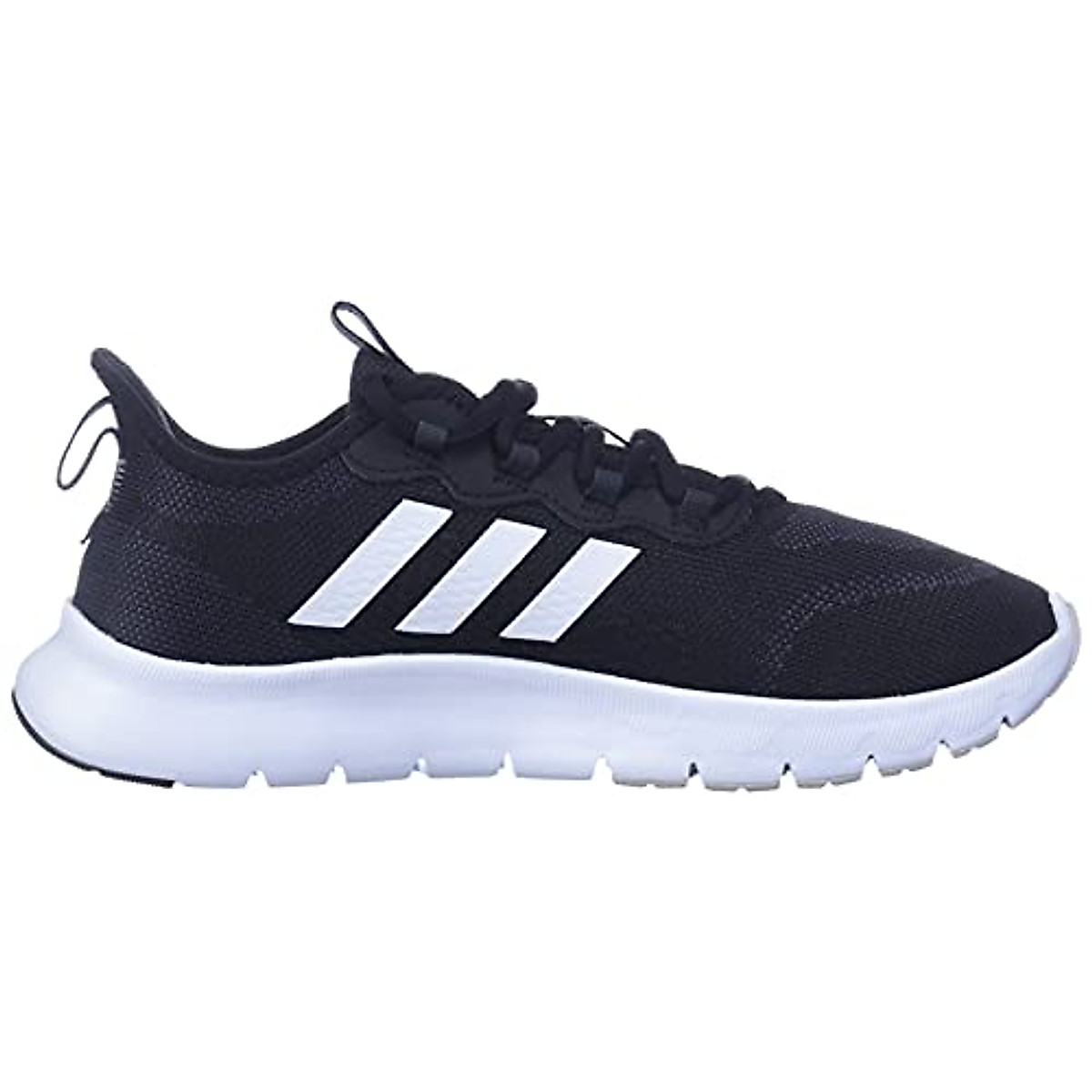 adidas Women's Vario Sport Running Shoe, Black/White/Grey, 8