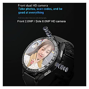 Smart wearable device Compatible with LEM16 sports smartwatch men's 1.6-inch 6G + 128G full touch screen 4G full network pass dual chip fitness health monitor smartwatch smartwatch ( Color : With Powe