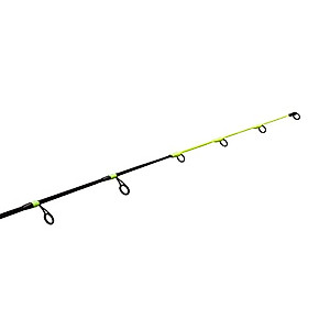 13 FISHING - Tickle Stick - Ice Fishing Rod - Gen 3 - 38" L (Light) - Hole Hopper Rod - 1/16-1/8oz - PC2 Flat-Tip Blank - TS3-38L Black