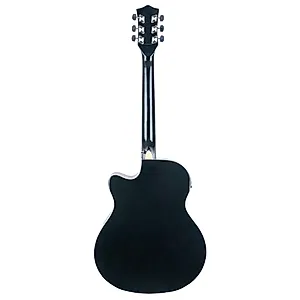 Vault EA-20CE Cutaway Acoustic-Electric Guitar - Black Bundle with Gig Bag, Tuner, Strap, Strings, Instrument Cable, Picks, Austin Bazaar Instructional DVD, and Polishing Cloth
