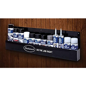 Eastwood Aerosol Can Rack | Aerosol Storage and Organizer | Mountalble Extra Wide Steel Construction | 12 Can Holes, Black