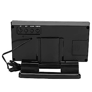 KIMISS LCD Digital Display Screen Car, CD60 Multifunctional Digital Car Automobile Thermometer Gauge with Time Navigation Function