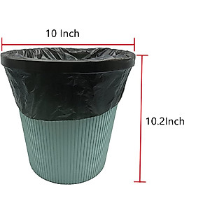 1.2-1.5 Gallon Small Trash Bags, Black Garbage Bag , Wastebasket Trash Bags 120 Counts