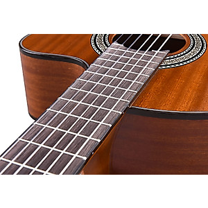 WINZZ AC309CE 39 Inches Cutaway Nylon-string Classical Electric Guitar Build-in Pickup Kit Set Online Lessons