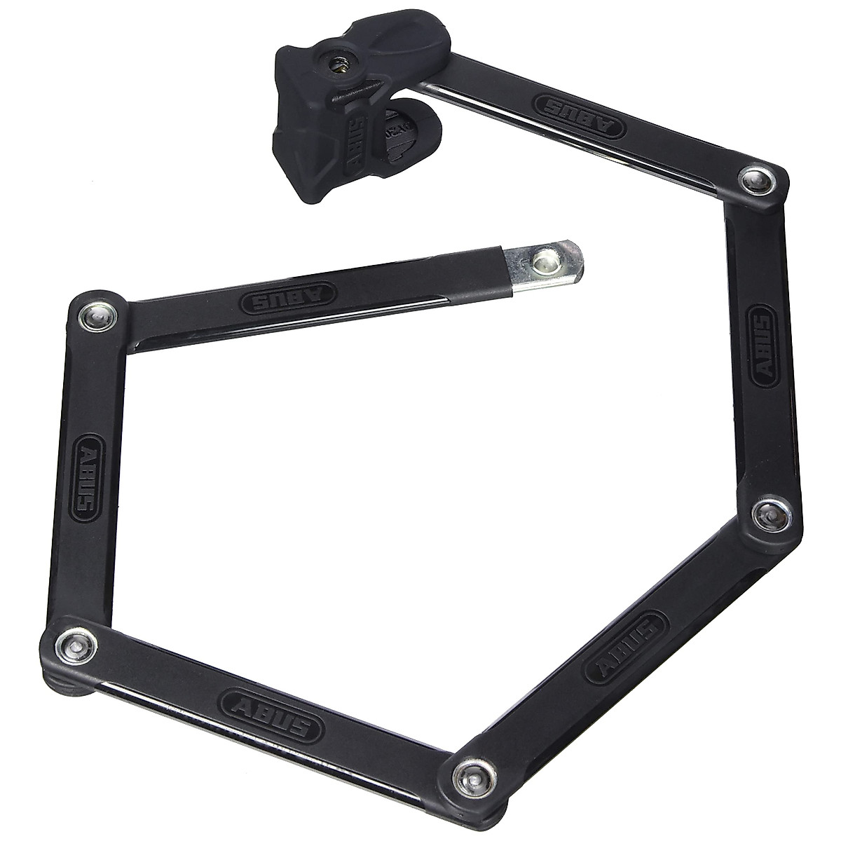 ABUS 67462 6000K BK ST Folding Locks, Black, 90 cm
