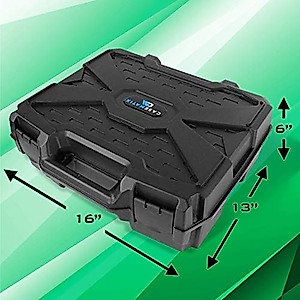 CASEMATIX Hard Shell Travel Case Compatible with Xbox Series S Console, Controllers, Games and Other Accessories - Durable and Protective Hard Case with Impact-Absorbing Customized Foam Interior