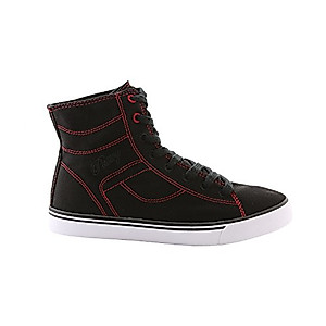 Pastry Cassatta Stretch Canvas Dance Sneakers, Black/Red, Size 9