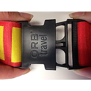 ORB Travel Premium Designer Luggage Strap -LS303-Multi-Colour-Honeycomb