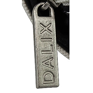 DALIX Striped Boat Bag Premium Cotton Canvas Tote in Black