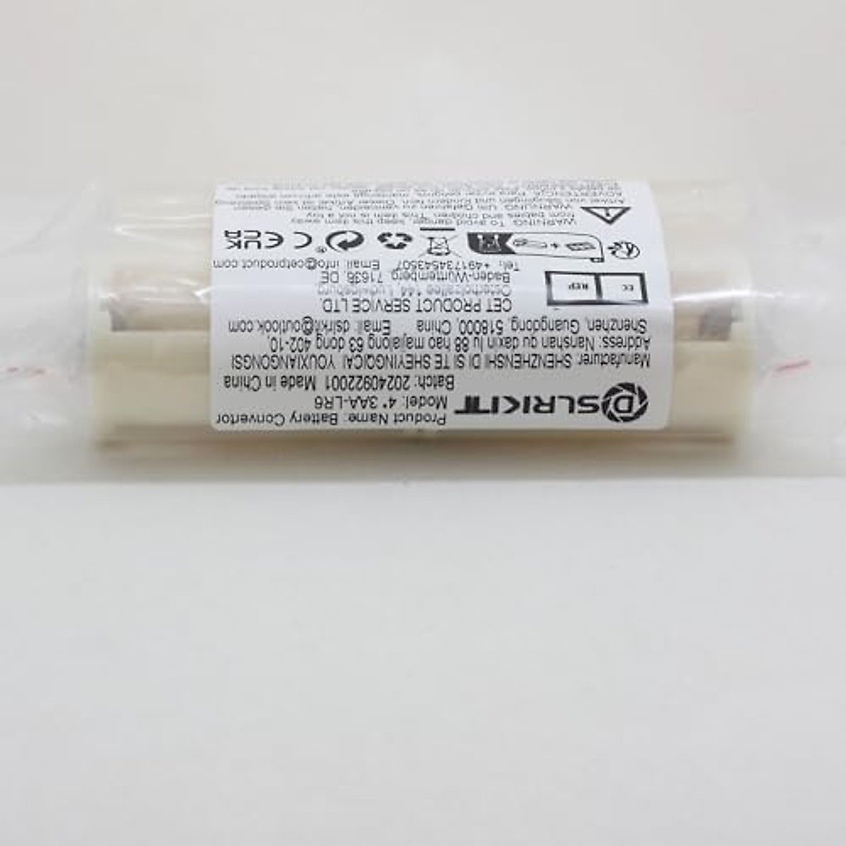 DSLRKIT 3AA(LR6) to D Size Parallel Battery Convertor Adapter Holder (Pack of 4)